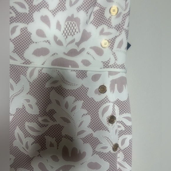 Kate & Lilly | Dresses | Kate Lilly Whitenude Career Floral Dress With ...